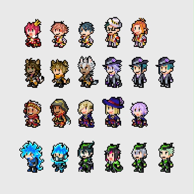 TRPGセッション駒用ドット素材『TW-KOMA』 - zioglich - BOOTH