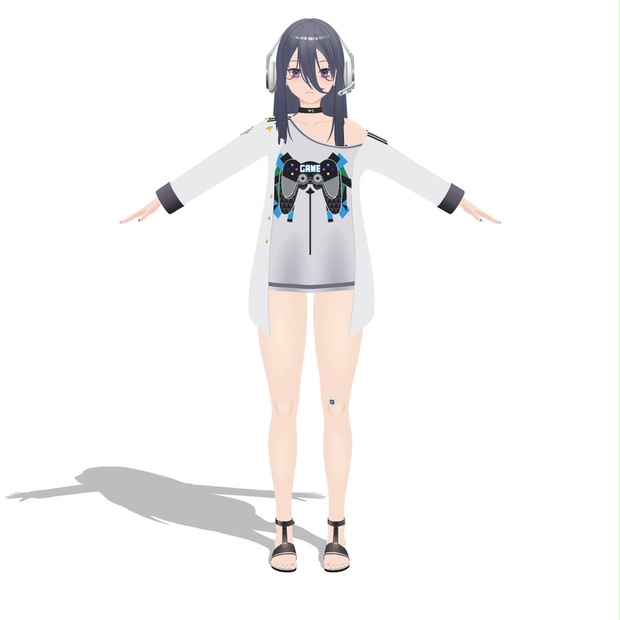 Exia - NIKKE MMD PMX 3D Model - RiggedArt - BOOTH