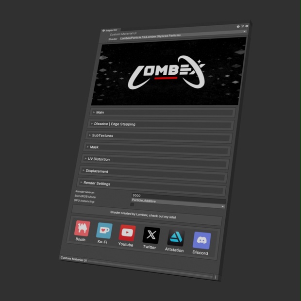 [FREE] Stylized Particle FX Shader - lombex - BOOTH