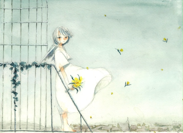 [原画]鳥籠の街 - am goods - BOOTH