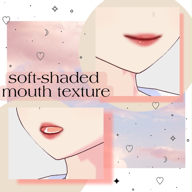 Soft-shaded Mouth Texture - TomiesShop - BOOTH