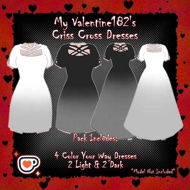 MV182's Criss Cross Dresses (CYW) - myvalentine182 - BOOTH