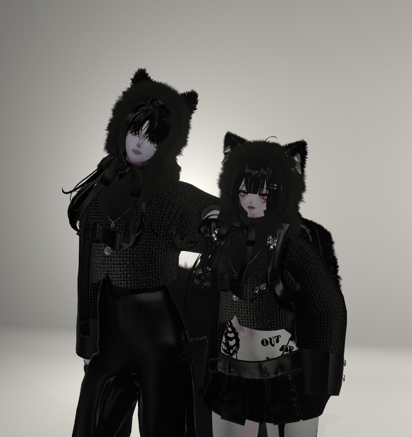 [VRChat] Tweed Jacket set - ☩ 𝕯𝖆𝖗𝖐𝖓𝖊𝖘𝖘 𝕰𝖊𝖗𝖎𝖊 ☩ - BOOTH