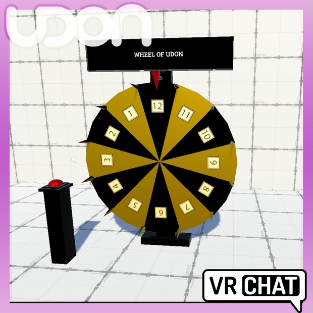 [Vrchat] Wheel of Udon! for Vrchat World [Udonsharp] - La Madriguera Shop - BOOTH