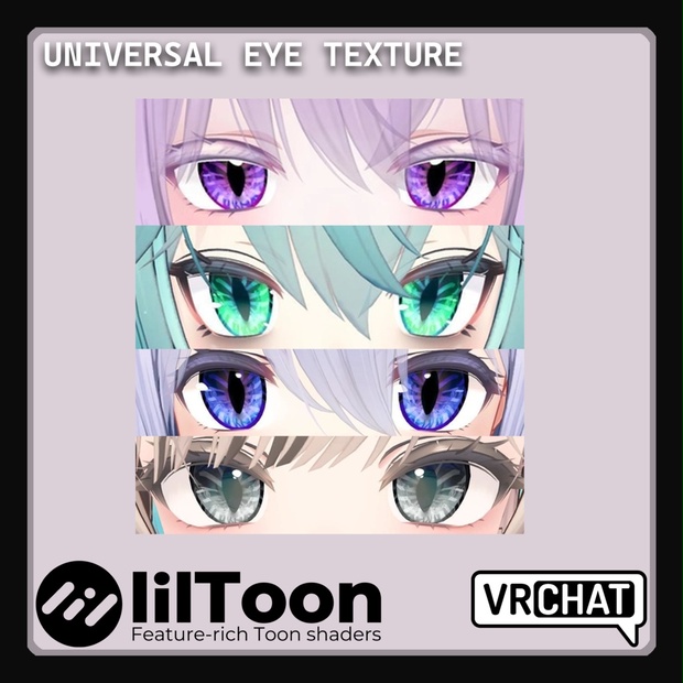 Universal Eye Texture Pack for Kikyo, Manuka, Moe, Rindo & Selestia ...