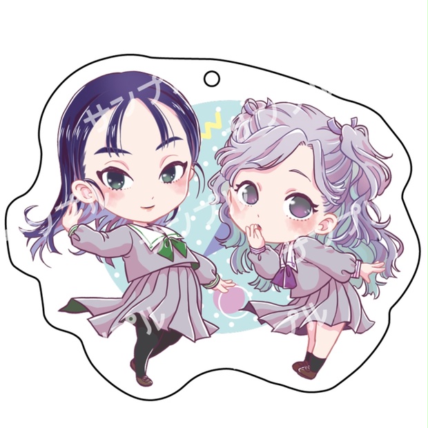 アクリルキーホルダー 【rkrn】女体化現パロ 立花&綾部 - Poncotsu Republic - BOOTH