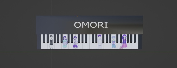 Omori Keyboard RIGGED w/ Audio - Cyllissia's Workshop - BOOTH