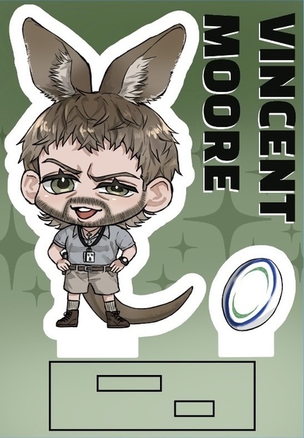 ヴィンセント・ムーア アクリルスタンド Vincent Moore acrylic stand - ぼぼちゃんす - BOOTH