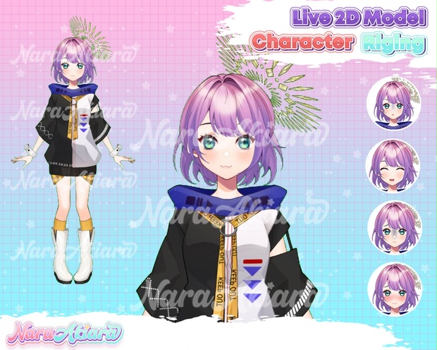 Vtuber Model, Vtuber Commission, Premade Vtuber, Live2d Model, 2D Vtuber, Ready Live2d Vtuber ...