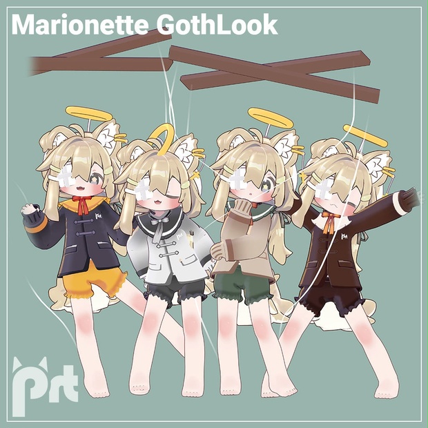Marionette GothLook for Mamehinata - Studio4NIMARU - BOOTH