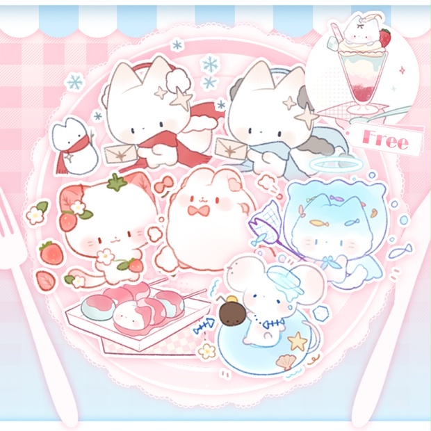 【Virtual Pet】Virtual Streamer's Adorable Live2D Pet - Cai Cat - BOOTH
