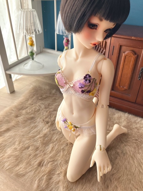 ブラショーツセット 花束刺繍 - Dear Doll - BOOTH