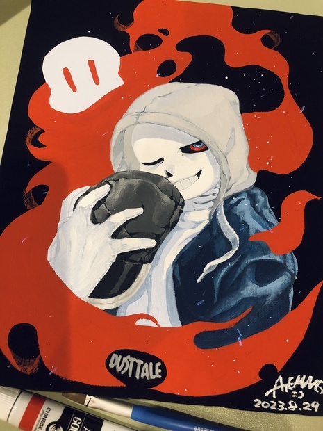 【SOLD OUT】キャンバスアート:Murder!Sans - アテ宗の異次元BOX - BOOTH