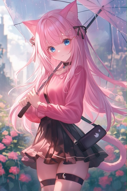 雨の日のTシャツ少女 - murata-ai - BOOTH