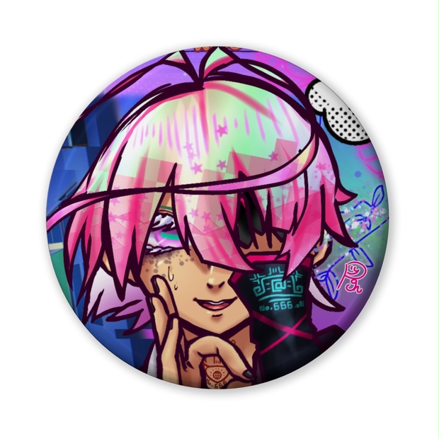 缶バッジ：桃源蕾夢 - polypoly - BOOTH