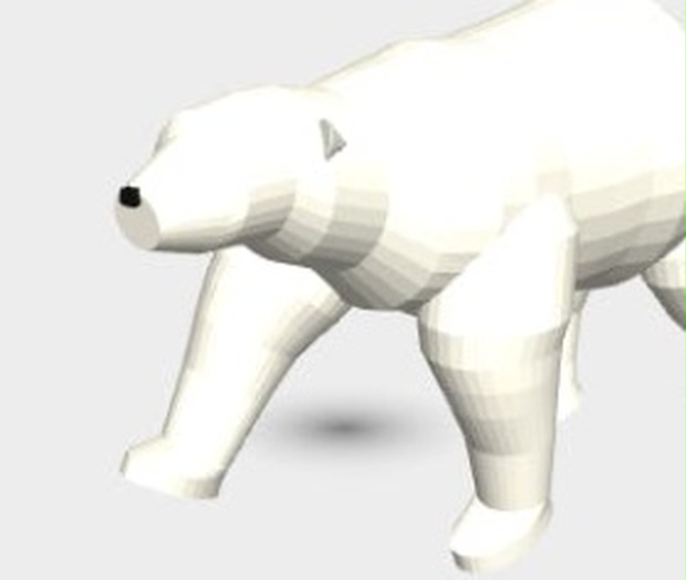 シロクマ poler bear VRM data for cluster v0.01 - 西荻ぷれまショップ - BOOTH