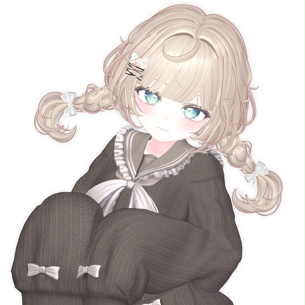 【9アバター対応】 Chibi Girl Cutie Braid - SOUR FLAVOR - BOOTH