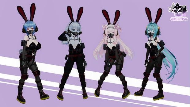 Bunny costume Ver.C [Imeris, Rindo, Selestia, Alconia] - TwT# - BOOTH