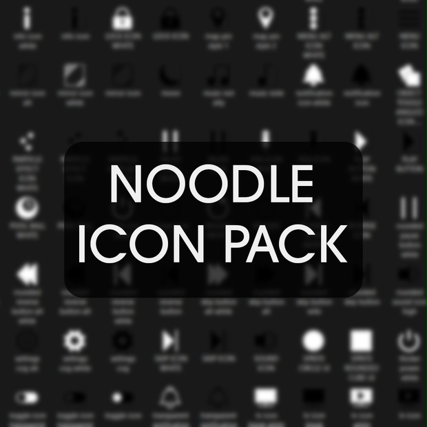 Noodles Icon Pack - noodles - BOOTH