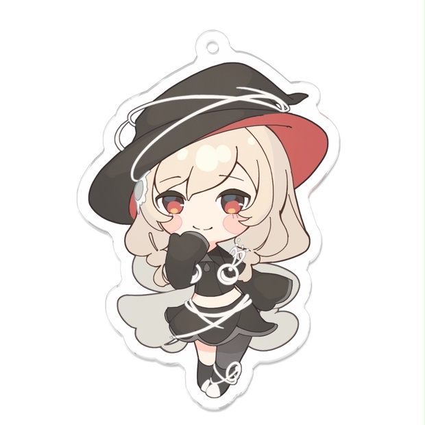 闇夜乃ゆえ V.ertex1周年記念限定アクキー 初期立ち絵ver. - V.ertex公式Booth - BOOTH