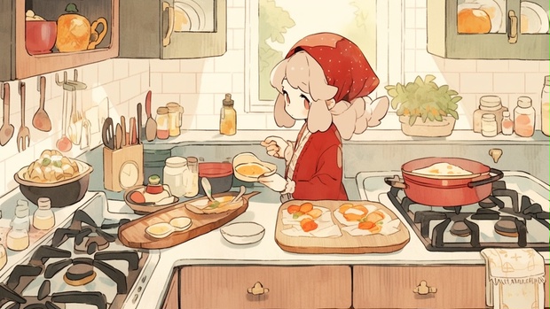 【無料あり/BGM】Let's Cooking!【かわいい/ほのぼの/日常】 - ぱーすてる - BOOTH