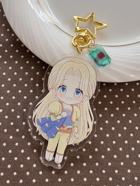 ff6 セリス アクリルキーホルダー - piyorine - BOOTH