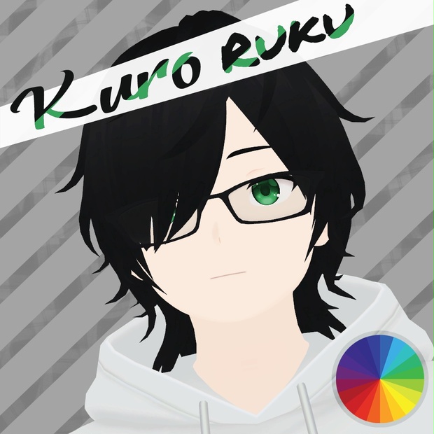 Kuro Ruku [VRChat Avatar] - Kaeti's VRChat Avatar Boutique - BOOTH