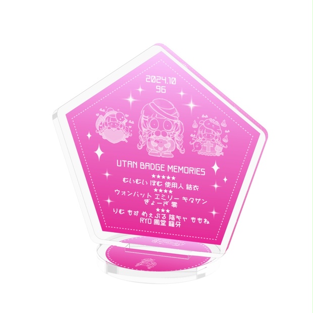 うたんばっちめもりーず 10月アクスタ - unacco - BOOTH