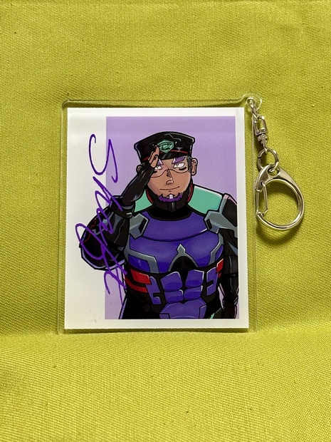 「シャフト」チェキ風アクリルキーホルダー - messiah-neko - BOOTH