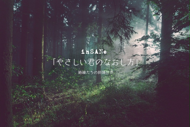 inSANe「やさしい君のなおし方」 - 黒古堂 - BOOTH