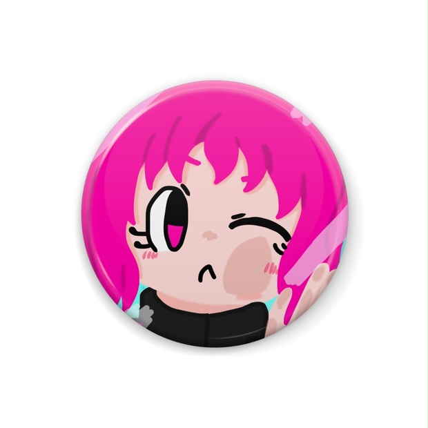 ぺたっとじらいちゃん缶バッジ - koyu-qrtt - BOOTH