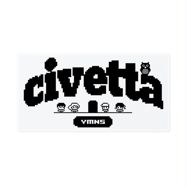 Pixel College logo ステッカー - civetta-kofu - BOOTH