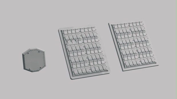 1/700 Mk41 VLS大 (61セル) セット - あひる工廠 - BOOTH
