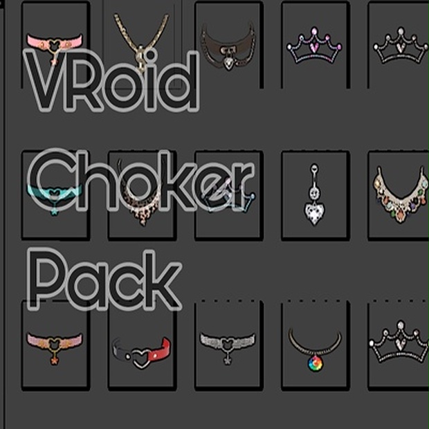 VRoid Chokers - 13 Pack! :O - Venus Variation Designs - BOOTH