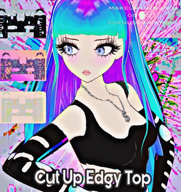 VRoid Top - Free Shirt Top - Pack of 3 - Venus Variation Designs - BOOTH