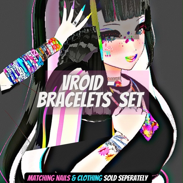VRoid Jewelry - Accessories - Bracelet Set - Venus Variation Designs ...
