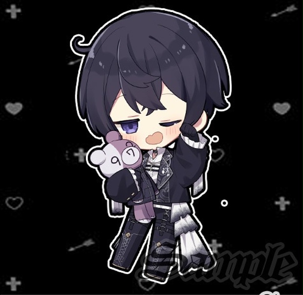 "狂界" アクリルキーホルダー Ver.ぬいぐるみ - kutuna official shop - BOOTH