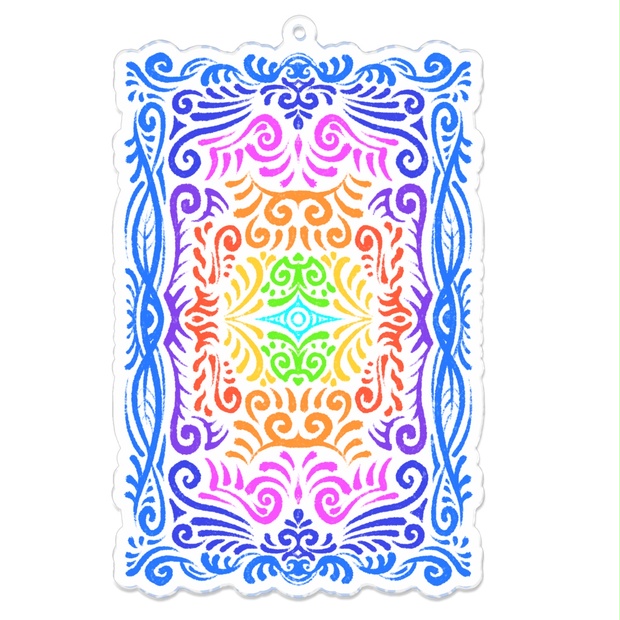 模様アクキー - nightfall-glow - BOOTH