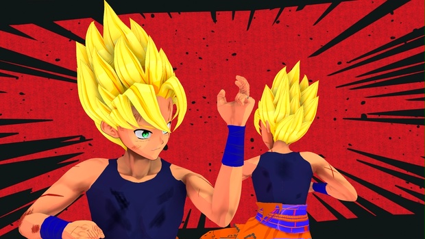 VRoid SSJ Hair Pack - Hitto´s Shop Nd Stuff - BOOTH