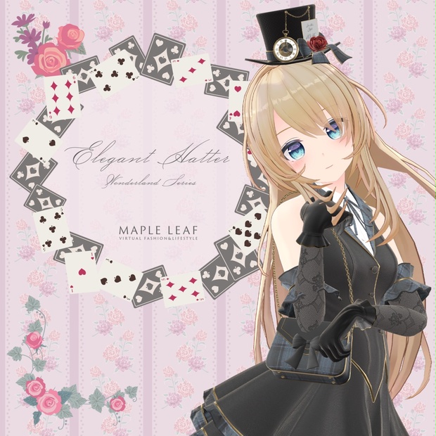【39アバター対応・懐中時計付き】Elegant Hatter - MAPLE LEAF - BOOTH