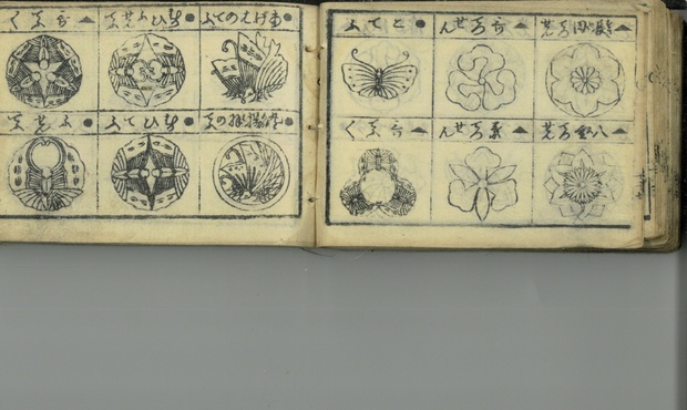 Kamon Crest archive - 1849 Edo era Japanese Family Crests Vol.2 早引紋帳（下 ...