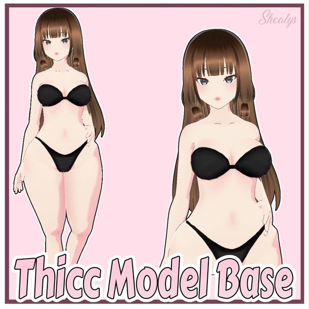 【VRoid】Shealys Thicc Model Base - shealys - BOOTH