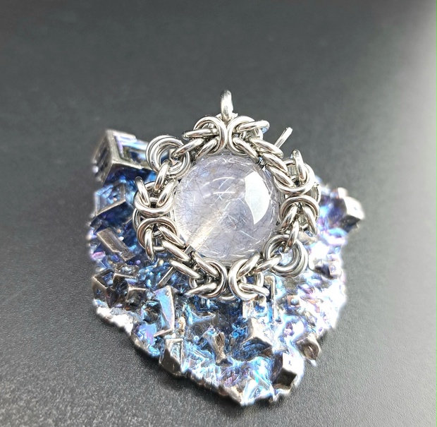 花火のような輝き! ゲーサイトインクオーツ ペンダントトップ - shinaccessory - BOOTH