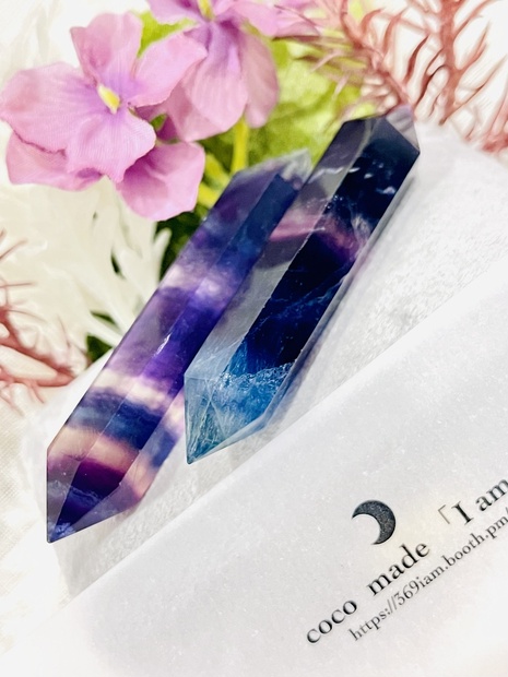 👼「Fluorite：ダブルポイント：夕闇」 - 「I am」 - BOOTH