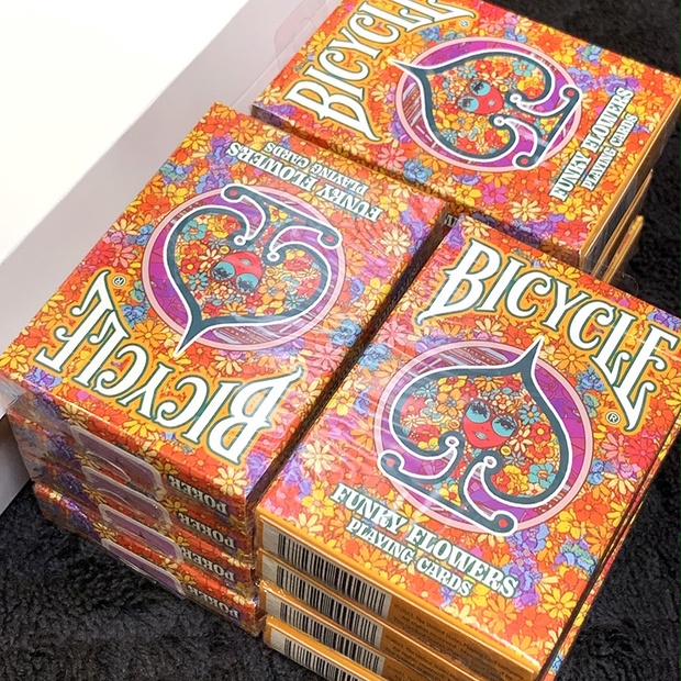【12個(One dozen)】Bicycle Funky Flowers Playing Cards - ホンネラボ - BOOTH