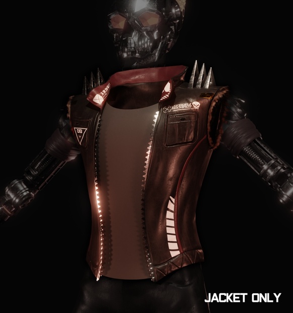 Vengeful Machine Jacket (VRChat) - iskullyi - BOOTH