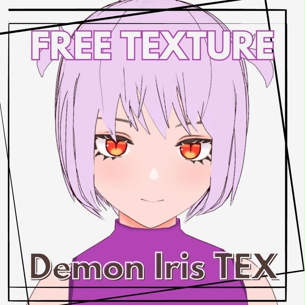 【VRoid】Demon Iris Texture - Rion's Corner - BOOTH