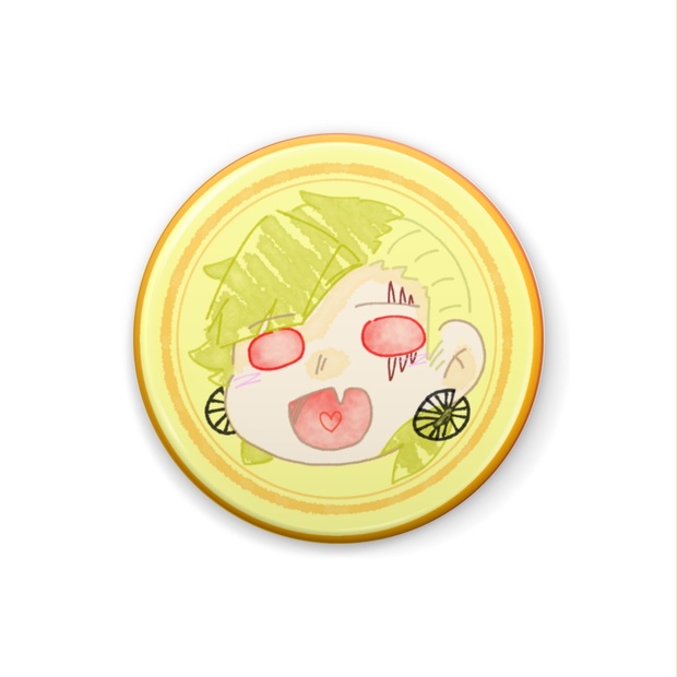 雷 怨次郎缶バッジ - NO天気BOOTH支店 - BOOTH