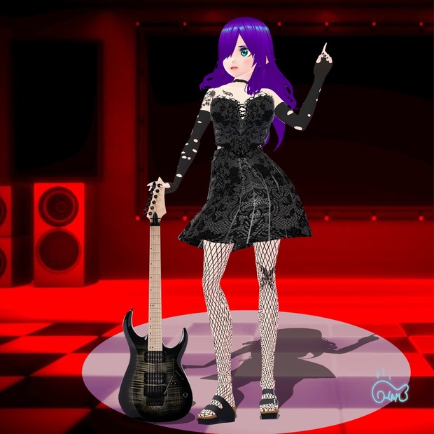 [Vroid] Gothic Clothing - Ham Hams Outfits Shop - BOOTH