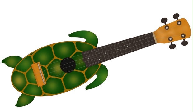 Tortolele- Turtle Ukulele Vtuber Asset - sunthetortol - BOOTH